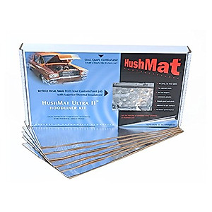 HushMat 50100 Ultra II Auto and Truck Heavy-Duty Hoodliner Insulation, 11.5 Square Feet