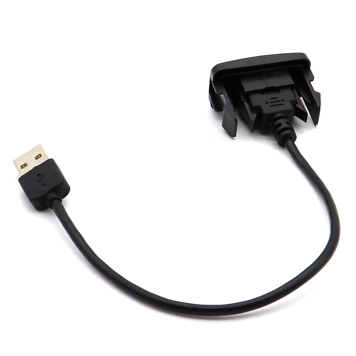 MOTONG Male to Female USB Power Port Socket Adapter for Toyota VIGO, Please Confirm The Dashboard Hole's Size Before Order(40 * 20mm)