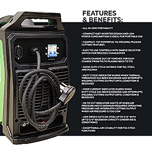 2021 Everlast PowerPro 205Si 200a AC DC TIG 50a Plasma Cutter Multi Process Welder PP205si