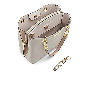 ALDO Women's Haysom Satchel Bag, Dark Beige
