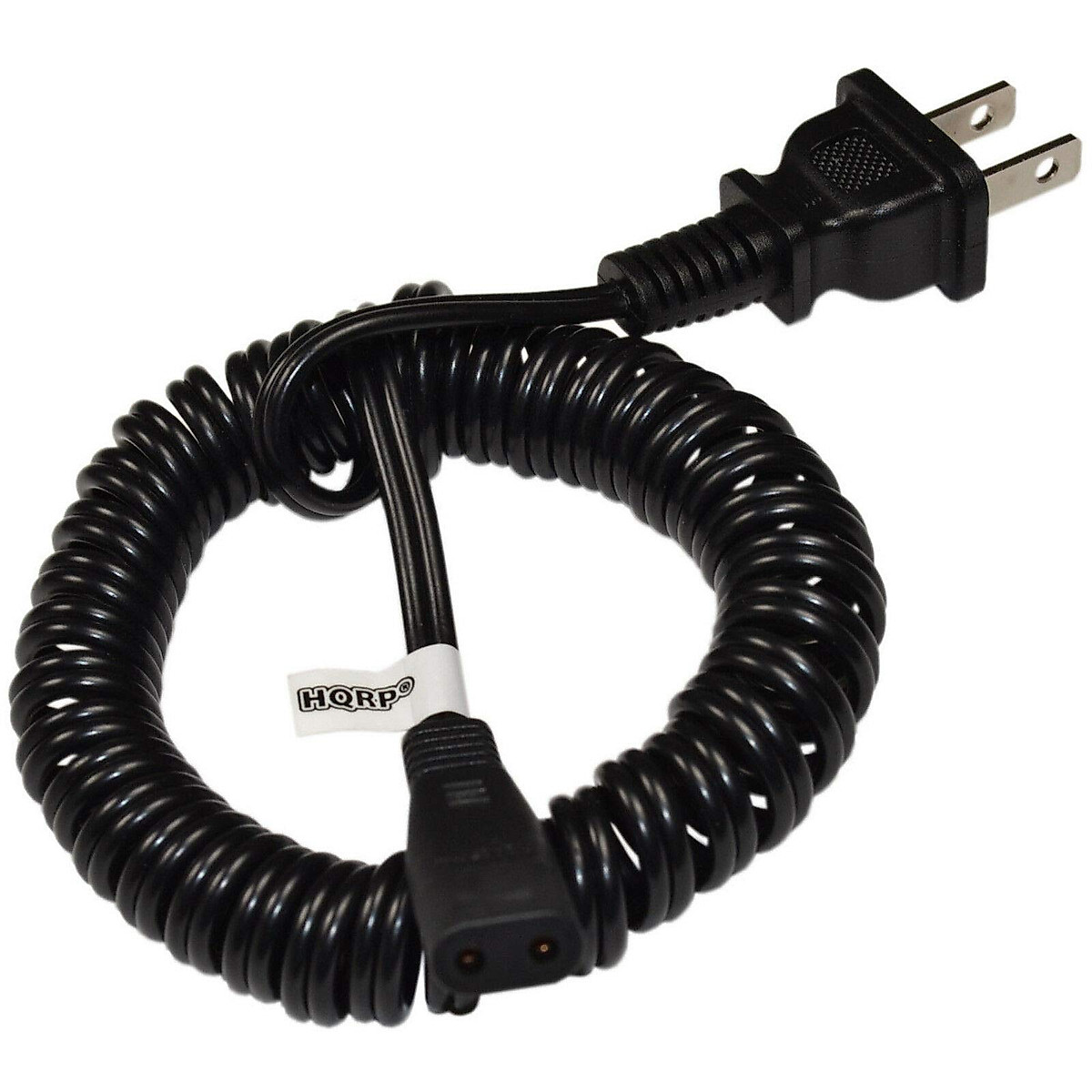 HQRP AC Power Cord Works with Philips Norelco 6945XL 6948XL 725RL 885RX HP1311 HP1605 HQ4821 HP1615 835RX Shaver Lead Mains Cable + HQRP Cleaning Brush