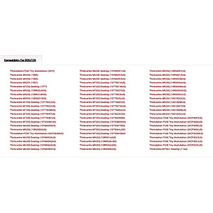 GinTai WiFi External PIFA Antenna Cable for Lenovo ThinkCentre M625q M710q M720q M75q-1 M910q M920q M910x M920x M630e 00XJ126 00XJ094 00XJ095 SA30M36130/ThinkStation P330 30CE 30CF 30CG