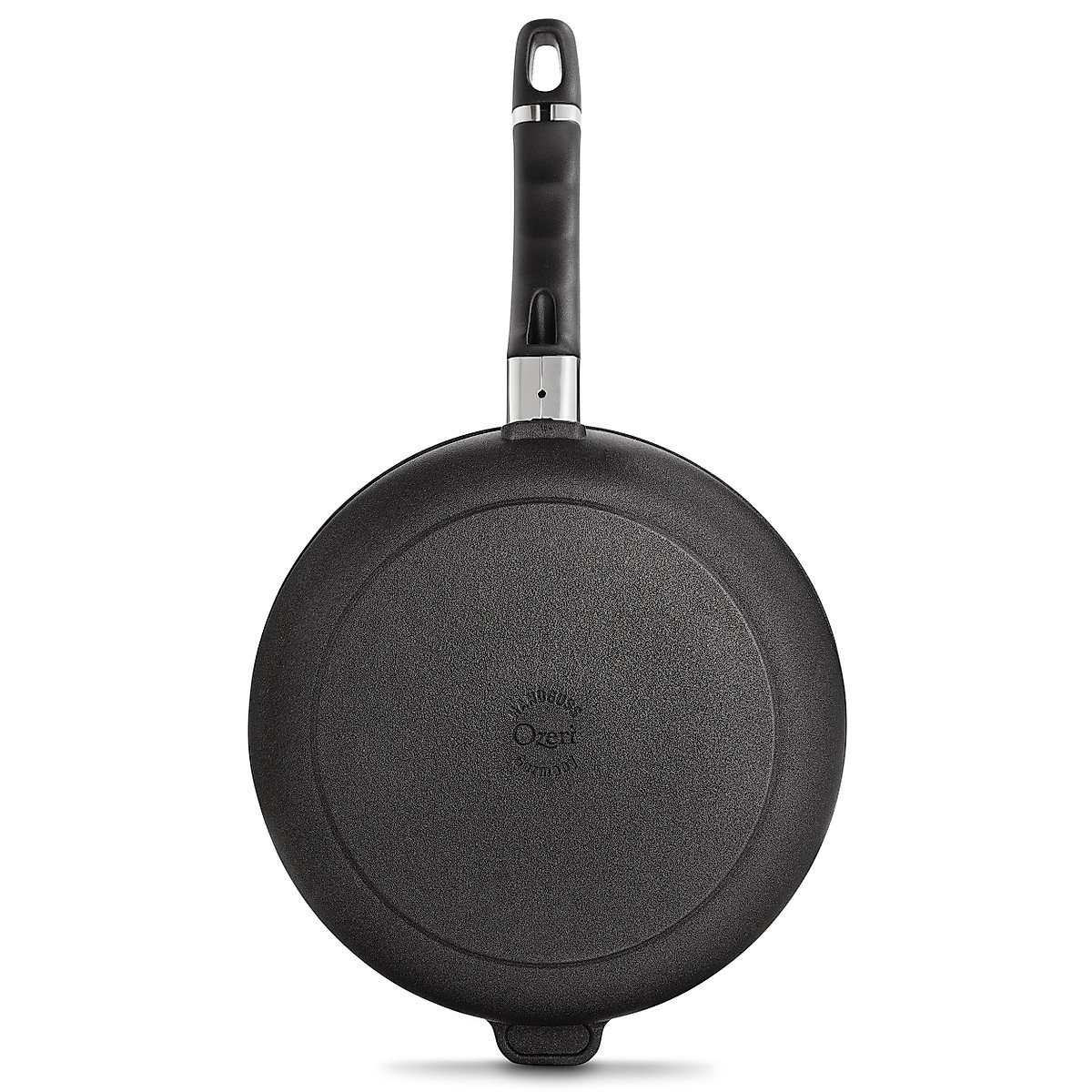 Ozeri 100% Made in Germany and Free of GenX, PFBS, Bisphenols, APEO, PFOS, PFOA, NMP & NEP Professional Series Hand Cast Ceramic Earth Fry Pan, 10-Inch, Black