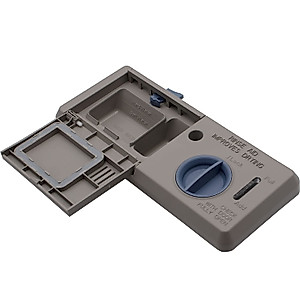 Supplying Demand W10605015 W10304416 Dishwasher Detergent Dispenser Assembly Replacement Model Specific Not Universal Grey