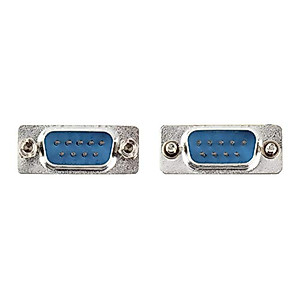 OGC DB9 Serial Port 9 Pin Male to Male Mini Gender Changer RS232-2 Pack
