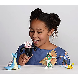 PoKéMoN Action Figure, 4.5"" Battle Action Ash & Pikachu