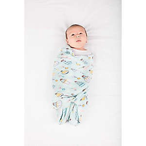 Loulou Lollipop Soft Baby Swaddle Blanket Muslin Wrap Receiving Blanket for Newborn to Toddler Girl and Boy, Large 47” by 47” - Hot Air Balloon…