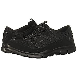 Skechers Women's Gratis-Strolling Sneaker, BBK, 9 M US