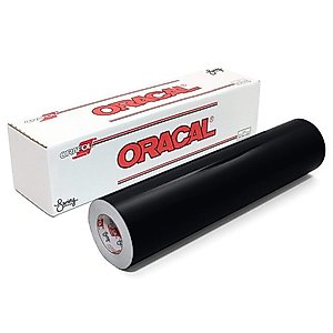 ORACAL 651 Glossy Vinyl Roll 24" x 30 Ft on 3 Inch Core, Black
