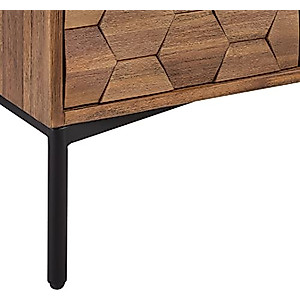 Signature Hardware 953140-48-RUMB-8 Devora 48" Free Standing Single Vanity Set with Wood Cabinet, Vanity Top, and Rectangular Undermount Vitreous China Sink - 8" Faucet Holes