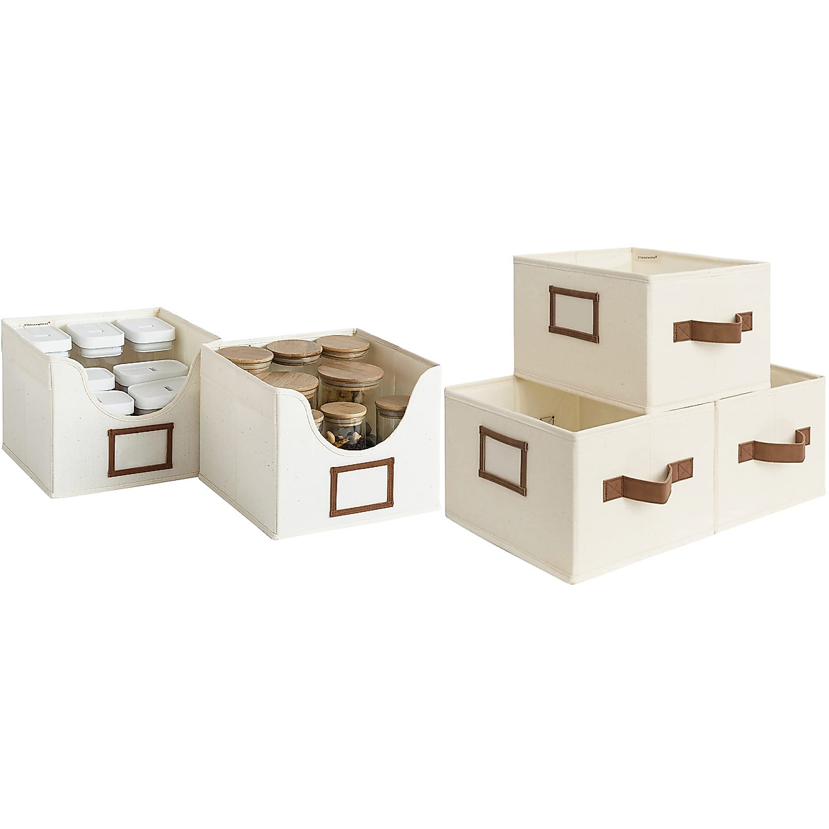 StorageWorks Pantry Storage Bins Decorative Storage Bins