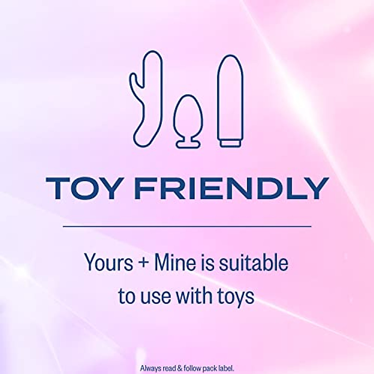 K-Y Yours + Mine Couples Lubricant, Adult Toy Friendly Personal Lubricant & Intimate Gel for Couples, Men, Women, Sex Lube, Clear, 2 x 1.5 Fl Oz, 2 count (Pack of 1)