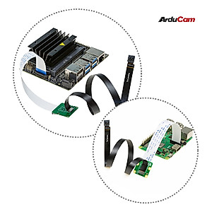 Arducam Sensor Extension Cable for Raspberry Pi Camera Module V2, 300MM/1FT Cable to Extend IMX219 Sensor for Smaller Enclosure, Narrow Space Project, Work with V2 Camera on Jetson Nano