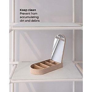 Shelf Liners for Kitchen Cabinets, 12 Inch X 25 Feet (295 Inch) Shelf Liner, Non-Adhesive Washable Drawer Liners for Kitchen, Cabinet Liners for Shelves by DF DUALFERV