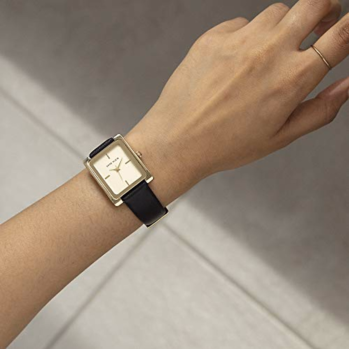 Anne Klein Women's Leather Strap Watch, AK/2706