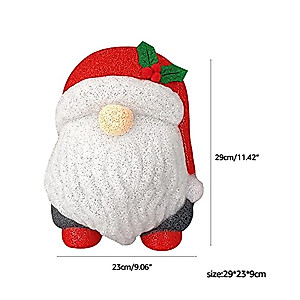 Christmas Gnome Lampshade Corridor Wall Lamp Dustproof Protective Cover for Home Garden Yard Porch Light Protection Shield christmas porch light covers decorations