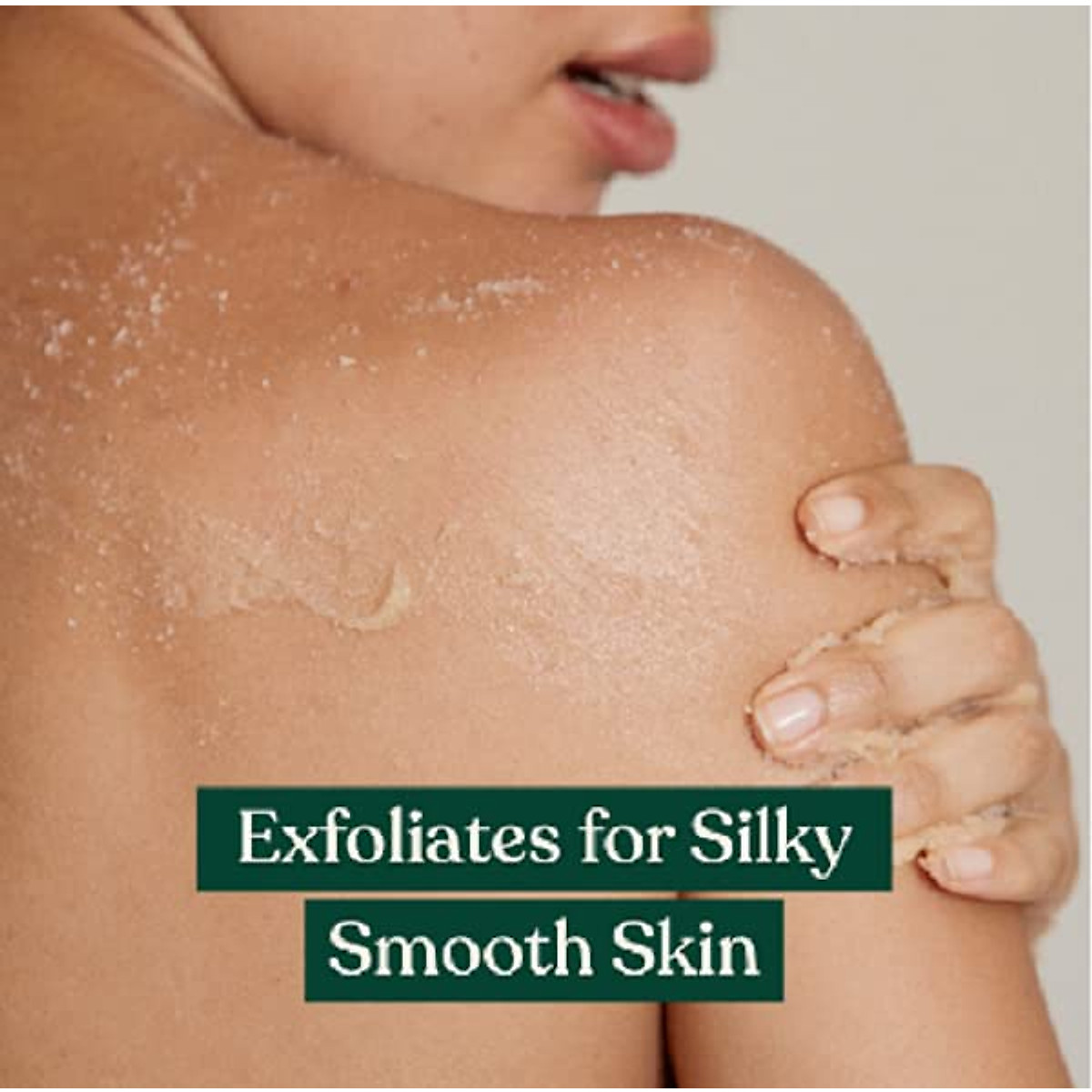 The Body Shop Shea Exfoliating Sugar Body Scrub – Refreshes and Cools with a Delicately Nutty Scent – Vegan – 1.7 oz