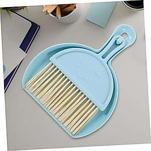 Cabilock 1 Set Broom to Clean up Combos Cars Brooms Detailing Brush Automotive Cleaning Small Dustpan Keyboard Multi-Function Whisk Broom Multi-Function Mini Dustpan Mini Broom Blue Pp