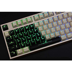 Mugen Custom CSGO Spacebar Gaming Keycaps for Cherry MX Switches - Fits Most Mechanical Gaming Keyboards - with Keycap Puller