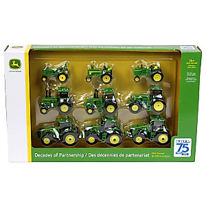John Deere ERTL 1/64 ERTL 75th Anniversary Set (Green)