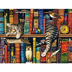 Buffalo Games - Charles Wysocki - Frederick the Literate - 750 Piece Jigsaw Puzzle Multicolor, 24"L X 18"W