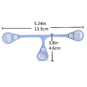 HiCat 4 Pack Baby Cloth Diaper Fasteners, Replaces Diaper Pins, Blue, Green and Pink (GPB-4 Pack)