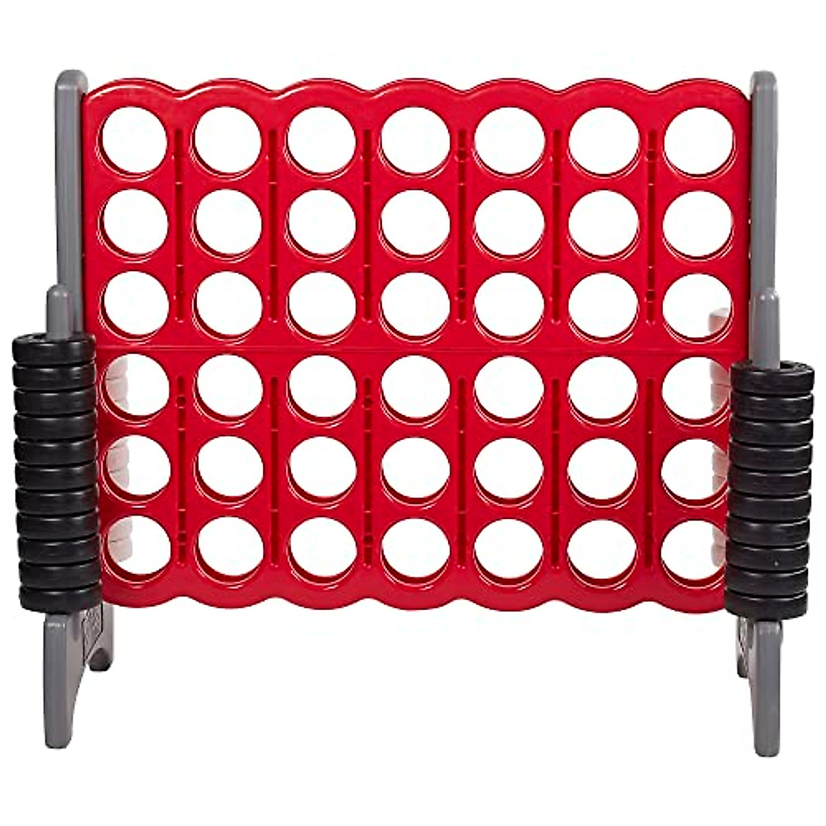 ECR4Kids Jumbo 4-To-Score, Giant Game, Red/Grey