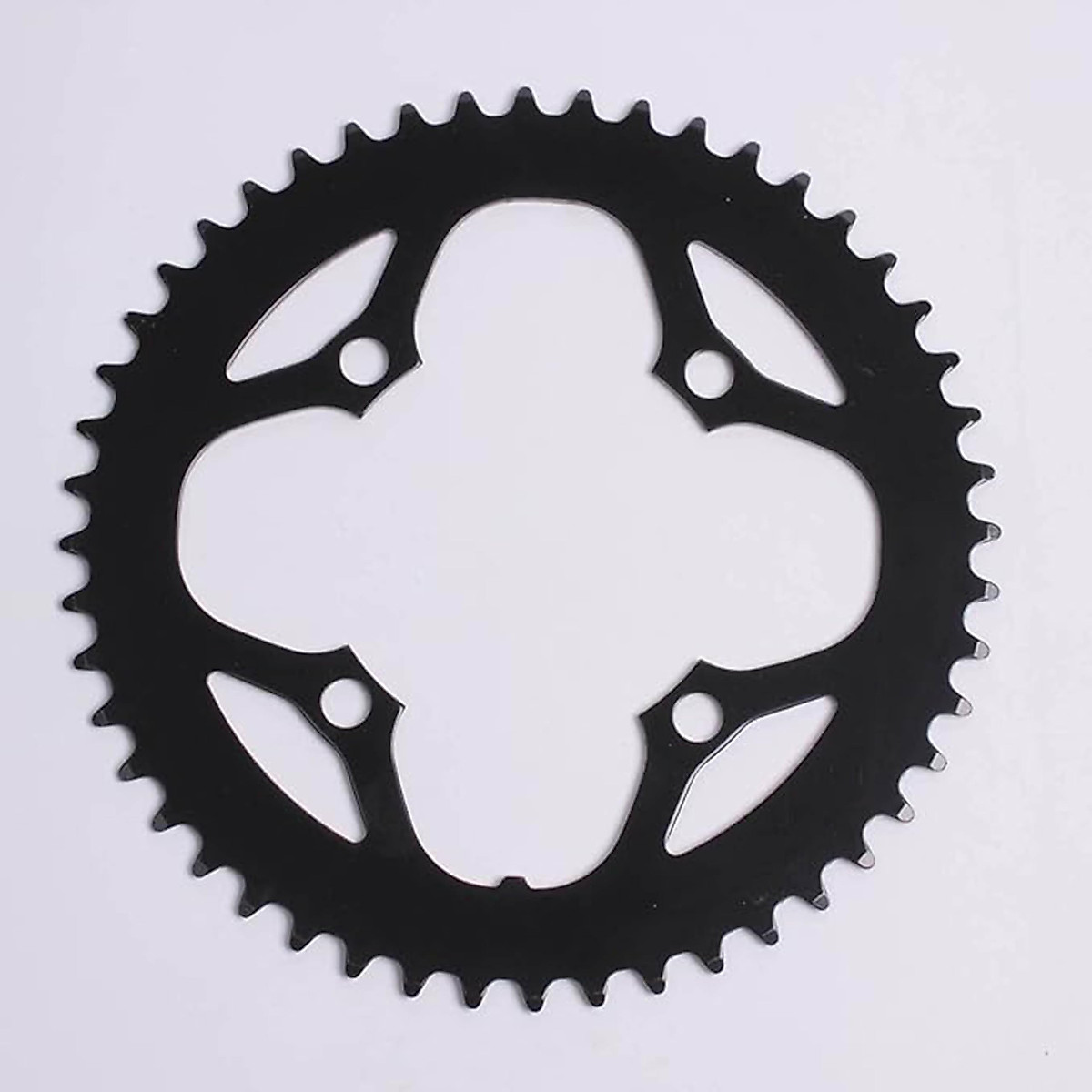 PROWHEEL Universal Bike Round Chainring,104mm BCD 42T/44T/46T/48T Steel Single Bike Chainring for 6 to 12 Speed MTB,E-Bike,Folding Bike,Road Bike,City Bike,BMX,Fat Bike,Cargo