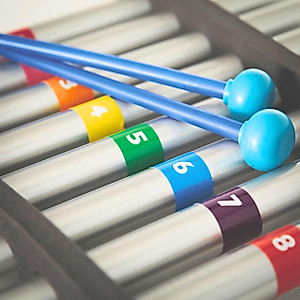 Woodstock Wind Chimes Xylophone Chimalong (13.5") Award Winning Gifts for Kids, Beginners Childrens Musical Instruments, Educational Fun Toys for Boys and Girls Ages 3+(CH1JR)