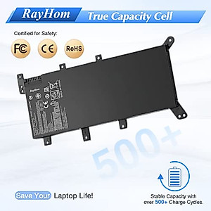 RayHom C21N1347 New Laptop Battery - for Asus X555 X555LA X555LD X555LN A555L K555L Y583LD W519LD K555LD K555LA R556L VM590L Series 2ICP4/63/134