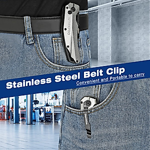 WORKPRO Folding Utility Knife, Heavy Duty Metal, Quick Open Axis Lock Box Cutter, Quick Change Blade Razor Knife, 1PC with 10 Extra SK5 Blades