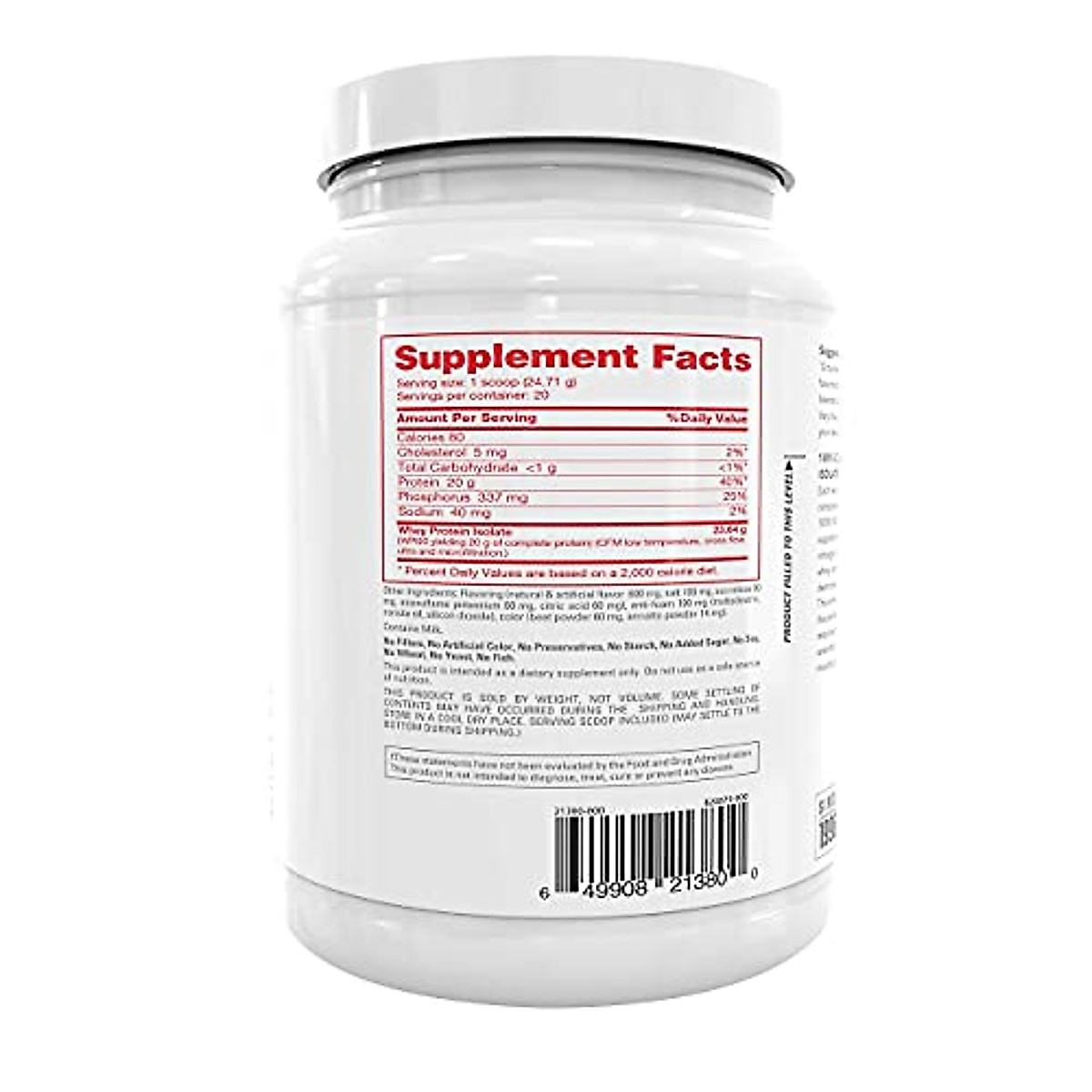 NutraBio Clear Whey Protein Isolate – Pure Whey Isolate for Men and Women, Delicious Fruit Flavors – Non-GMO, Zero Lactose – Watermelon Breeze, 20 Servings