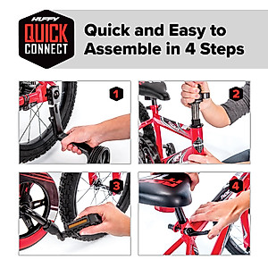 Huffy Illuminate 20” Girl’s Bike, Pearl Blue Frame with Butterfly Graphics, Kickstand Included, Streamers and Chain Guard, White Tires and Teal Rims