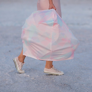 NatureBond Nursing Cover Breastfeeding | Most Breathable and Safest Nursing Cover | Multi Use for Baby Car Seat Covers Canopy Shopping Cart Cover Scarf Light Blanket Stroller