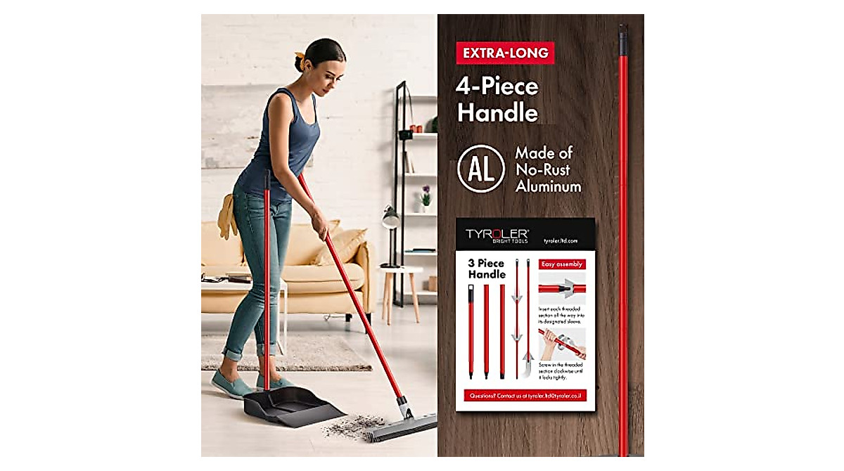 Tyroler Multi-Purpose Rubber Dustpan - Efficient Cleaning