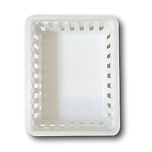 Basic Square Mini Bin Storage Trays - White - 6pk by Mainstay