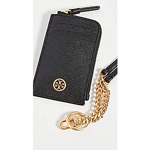 Tory Burch Women's Robinson Lanyard, Black, One Size