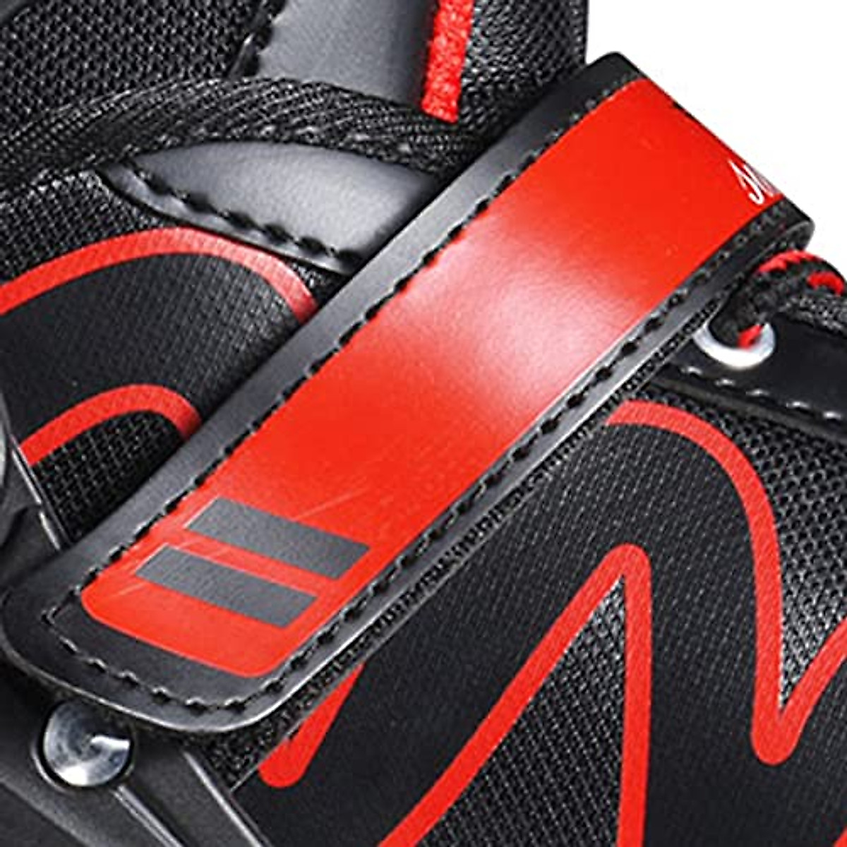 4 Colors Adjustable Light up Full Protection Roller Skates for Girls Boys Tennagers (Blue, M) Medium