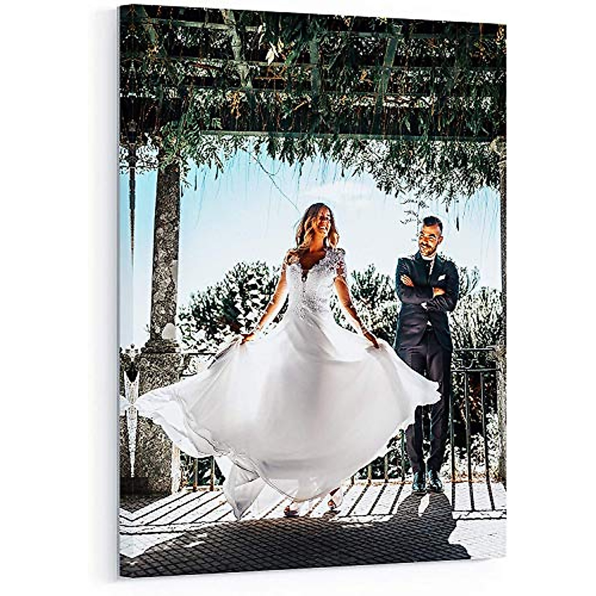 Personalized Custom Canvas Prints (Framed Canvas, 8x8) - Turn Photos into Stunning Framed Wall Art - Perfect for Home Decor, Gifts & Keepsakes - Variety of Sizes, Fast Delivery