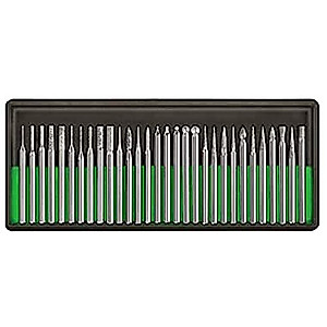 Rechargeable cordless Electric Micro Engraver Pen Mini DIY Engraving Tool Kit for Metal Glass Ceramic Plastic Wood Jewelry with 30 Bits and 16 Stencils and 1 Scriber Pen (silver)