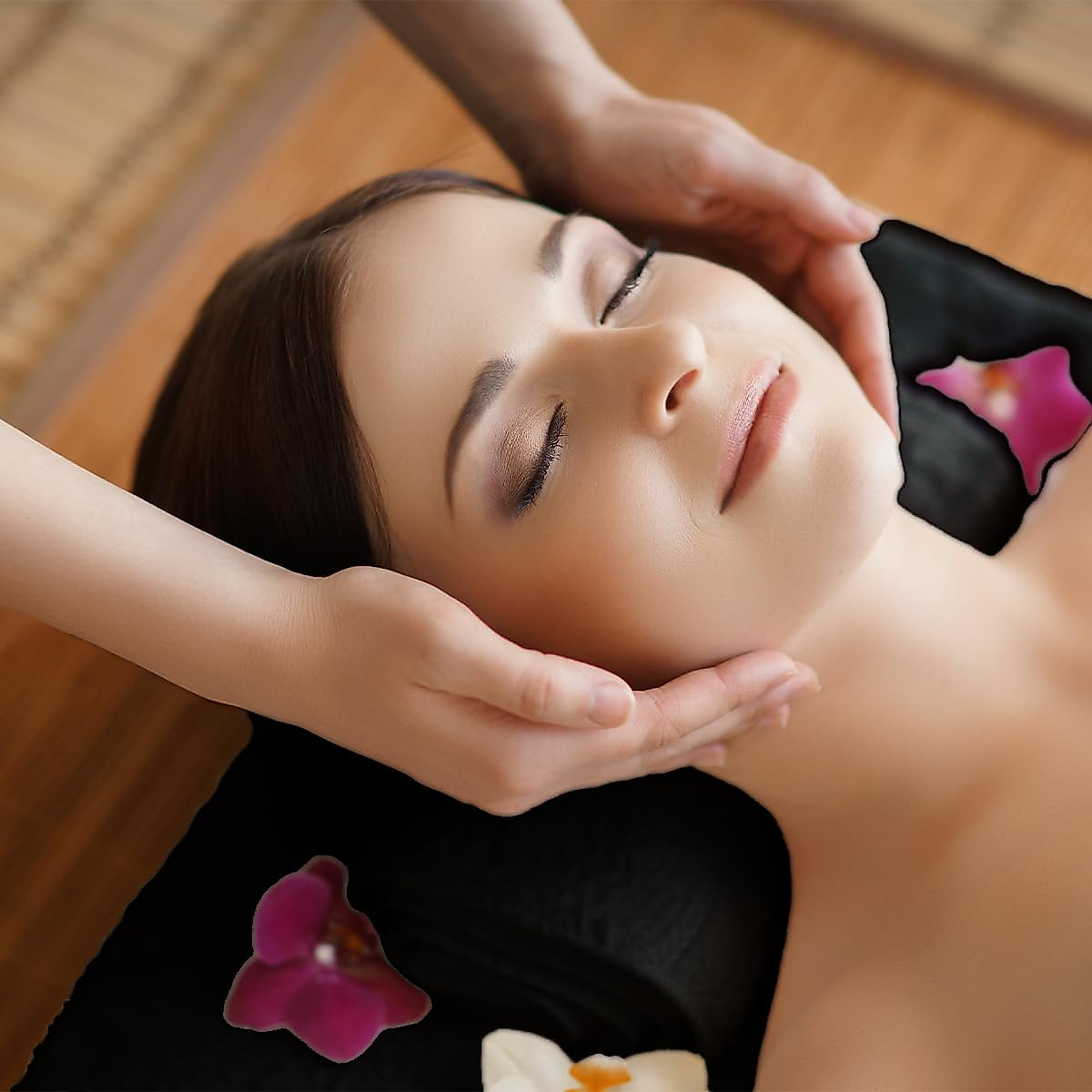 ZUPERIA 100% Ring Spun Cotton Salon Towel 24 Pack – (Not Bleach Proof -16" x 27") Super Soft and Highly Absorbent Hand Towel & Hair Towel for Hair Stylist, Gym, Beauty Salon, Spa & Home Care (Black)