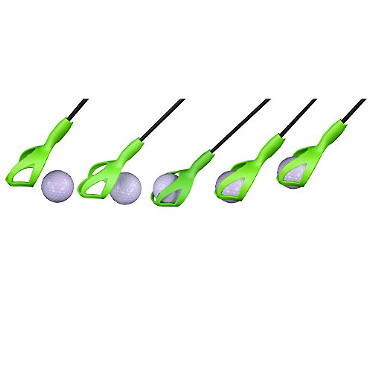 ProActive Sports, Player Select Super-Lite Golf Ball Retriever, 9ft, Lightweight Fiberglass Telescopic Shaft, Securely Picks Golf Ball With Easy To Use Push Release, Golf Ball Grabber
