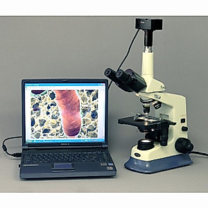 40X-1600X Doctor Vet Lab Compound Microscope + 10MA USB Camera Windows & Mac OS