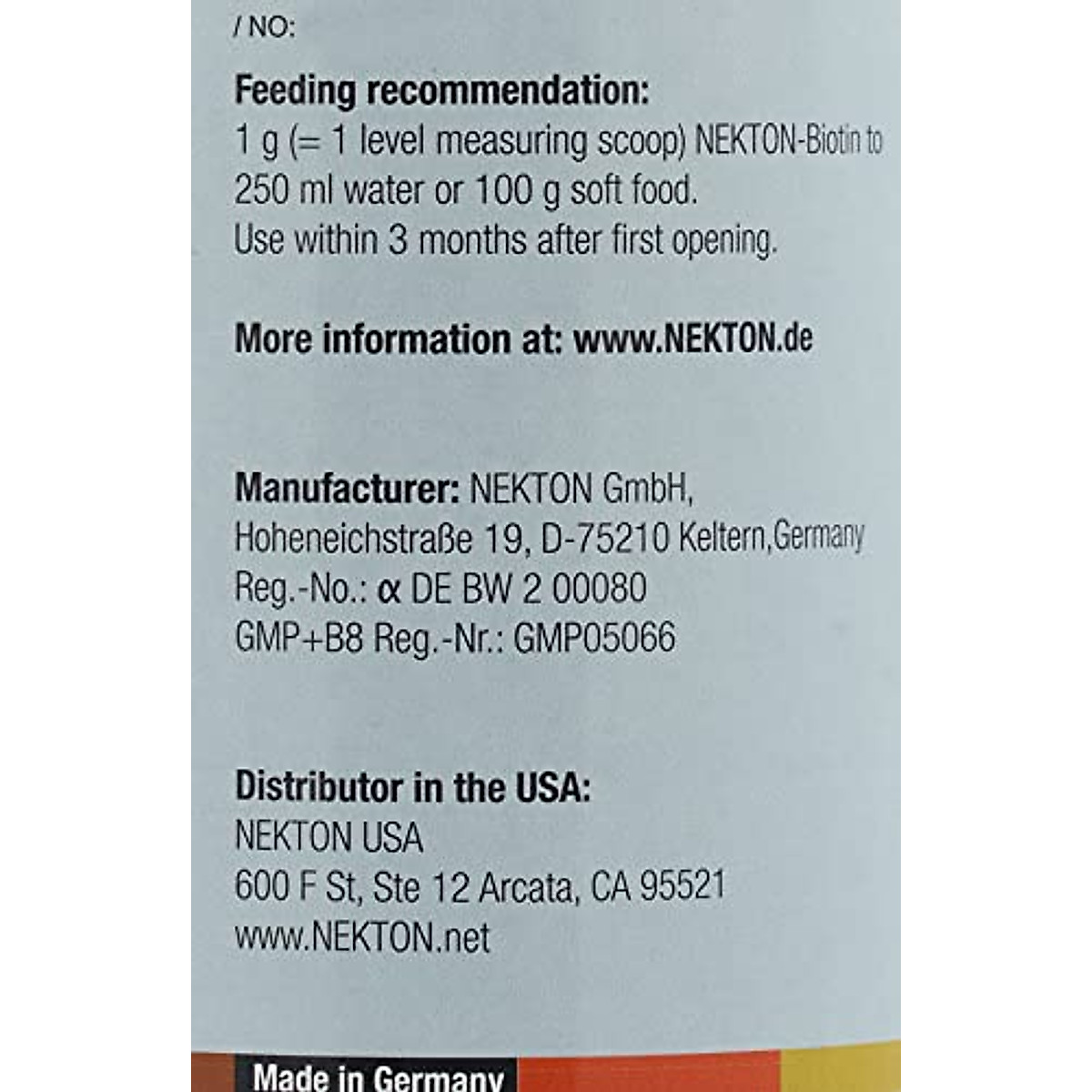 Nekton Bio for Feathering 35gm (1.23oz)