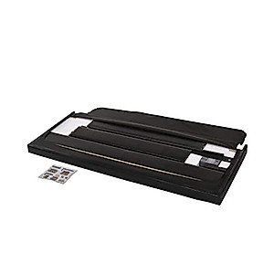 Crown Mark Erin Upholstered Panel Bed in Black, Full