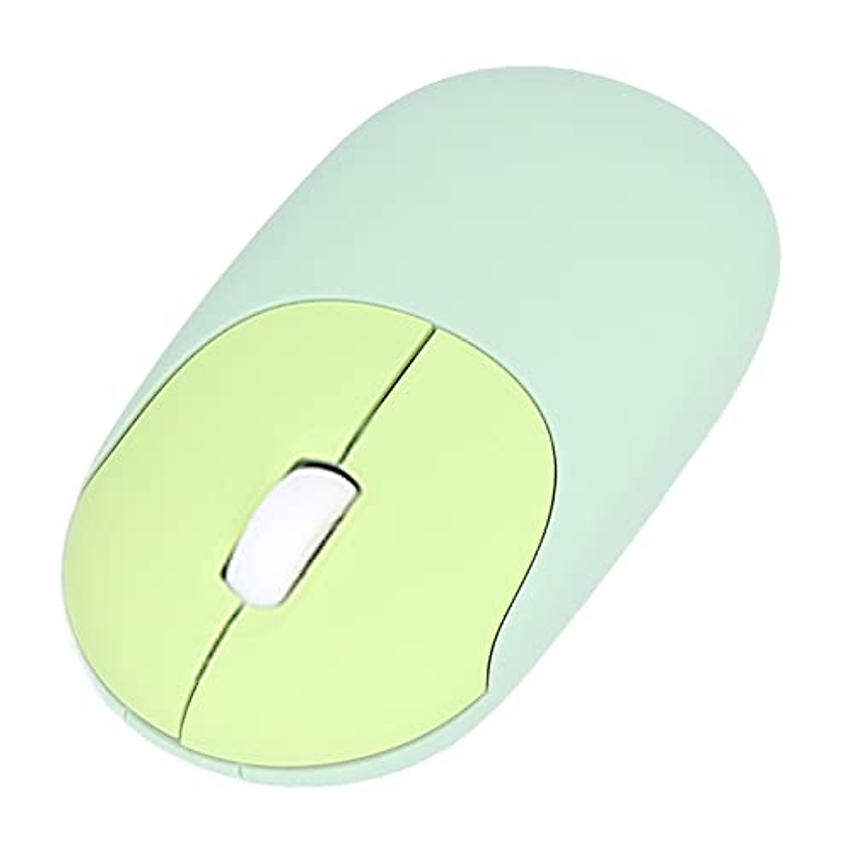 Wireless Keyboard Mouse Combo, Cute Mixed Colors 2.4G 1200 DPI 86 Keys Retro Round Concave Keycaps Tilt Panel Wireless Gaming Keyboard Mouse Combo, for Laptop Desktop MacBook MAC Windows(Green)