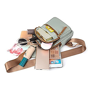 Small Sling Bag for Women, Crossbody Pack Sling Chest Bag for Women Men (Black)