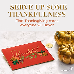 Papyrus Thanksgiving Card (Thinking of You)