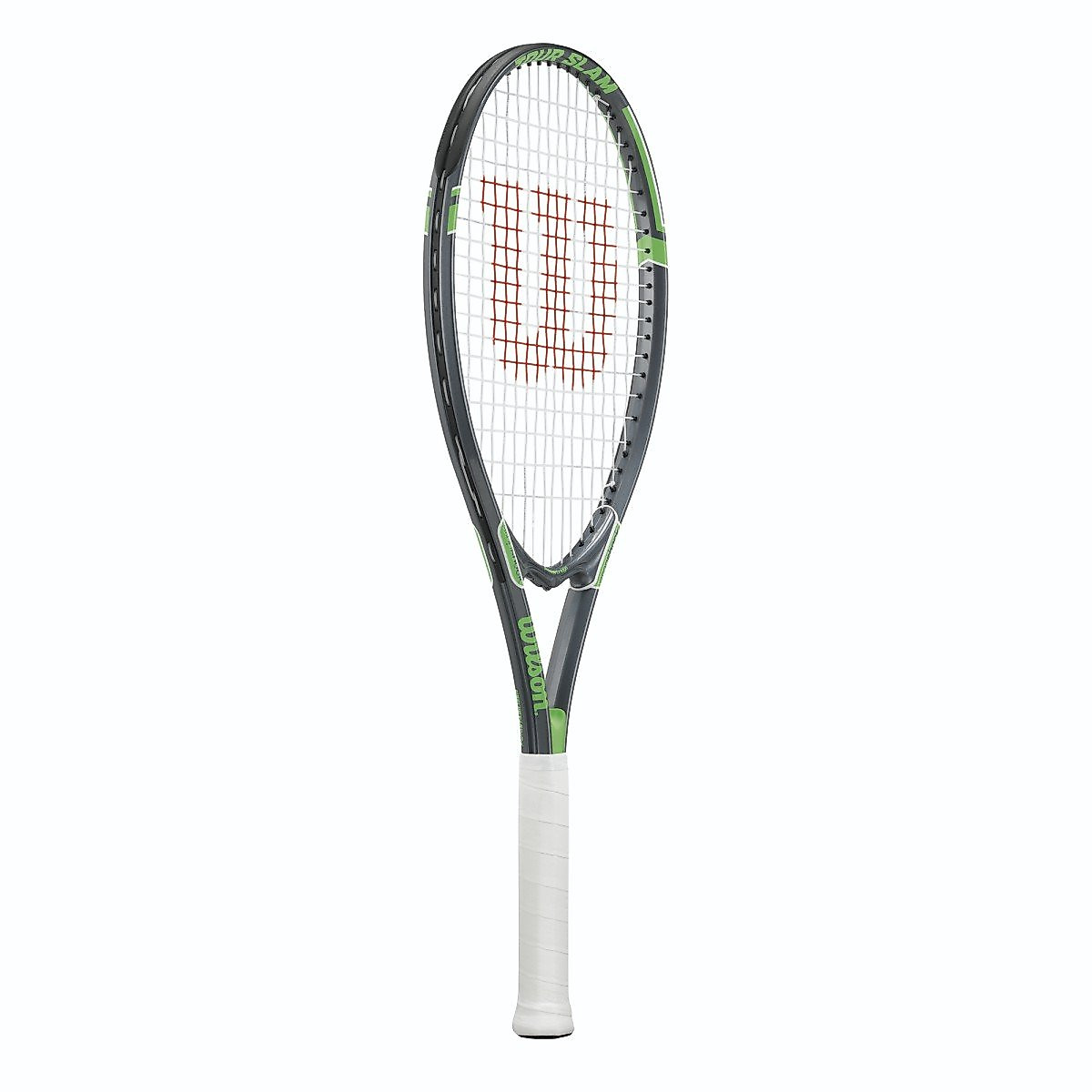 Wilson Tour Slam Strung Tennis Racquet, 4 1/4-Inch, Black/Green