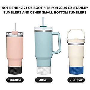 Affute Diamond Silicone Boot for Hydroflask Water Bottle and Other Stainless Steel Bottles 12 18 21 22 24 32 40 oz, (Eggplant, 12-24oz)